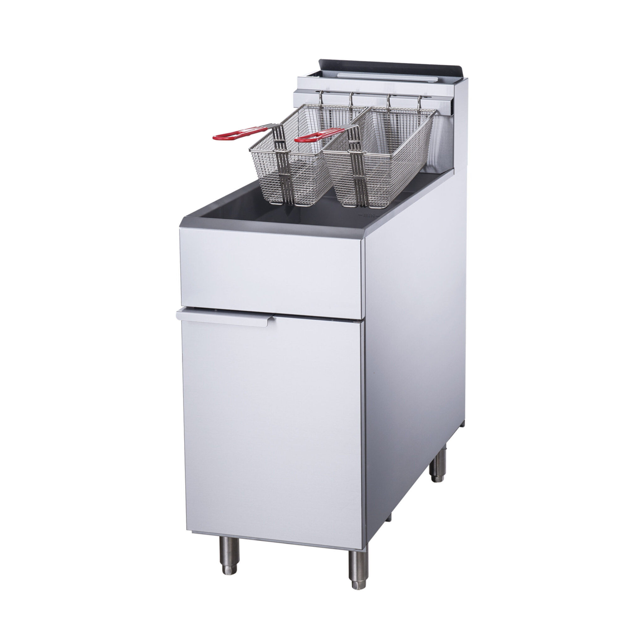 Freidor comercial en acero inoxidable 35-40 LB – ModernChef -PLATINUM ...